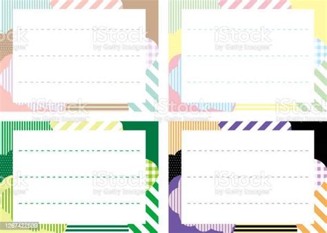 다양한 패턴 스트라이프 깅엄 체크 닷의 패치워크 스피치 버블 일러스트레이션 세트 0명에 대한 스톡 벡터 아트 및 기타 이미지 0명 구름 귀여운 Istock