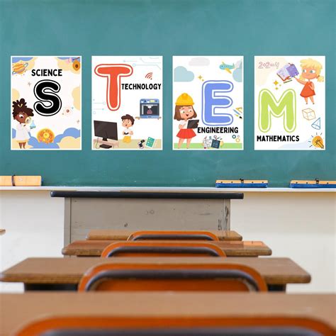 Stem Classroom Posters Elementary Classroom Science Decor Science