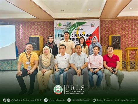 Prls Joins Spms Orientation Workshop Conducted By Csc For Barmm Prls Policy Research And