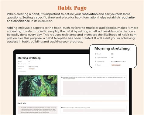Notion Habit Tracker Notion Template Notion Dashboard Notion Life