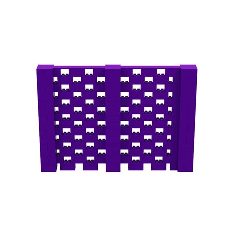 Everblock 10 X 7 Open Stagger Wall Kit Modular Building Blocks Wall System For Display