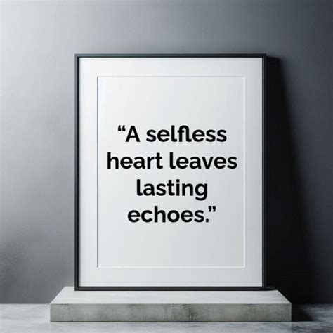 Grey Typographic Inspirational Selflessness Quotes Square 11