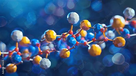 Chlorhexidine Disinfectant And Antiseptic Drug Molecule Molecular Model 3d Rendering