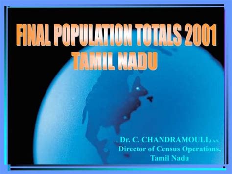 Final Population Totals Presentation India Ppt