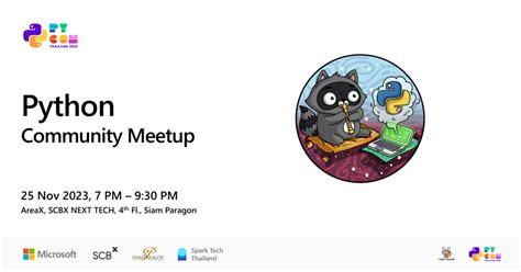 Python Community Meetup Eventpop