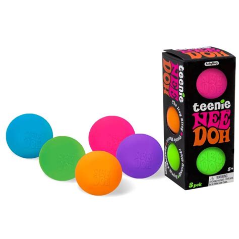 Teenie Nee Doh Set Of 3 Mind Games