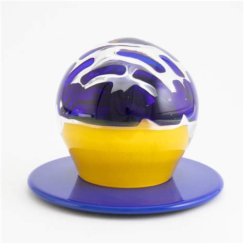 Lars Hellsten A Signed Glass Sculpture Orrefors Bukowskis