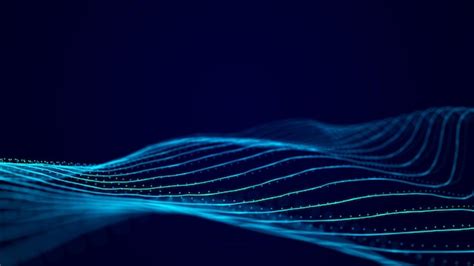 Premium Photo Wave Of Dots And Weave Lines Abstract Background Network Connection Structure