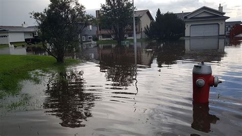 Hail Heavy Rain Lead To Flooding In Stony Plain Edmonton Globalnewsca
