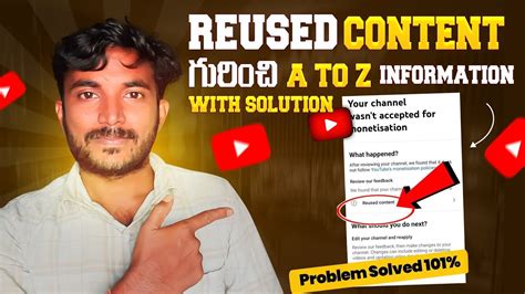 What Is Reused Content In Youtube In Telugu Resued Content