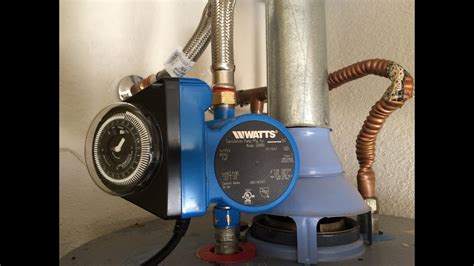 Hot Water Recirculating Pump Installation Diagram