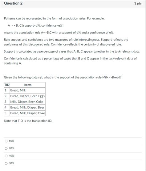 Solved Which Statements Are Correct About Patterns And