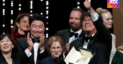 봉준호 기생충 만장일치로 칸 황금종려상 한국 영화 최초