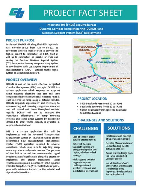 Dynamic Ramp Metering Fact Sheet Pdf Traffic Transport