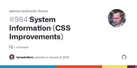 system information css improvements · issue 984 · webmin authentic theme · github