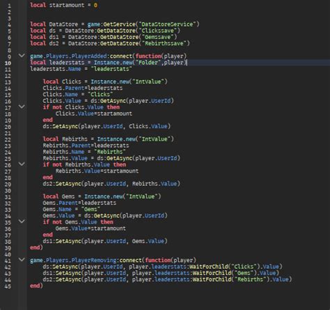 I Dont Know Whats Wrong In This Datasave Script Scripting Support