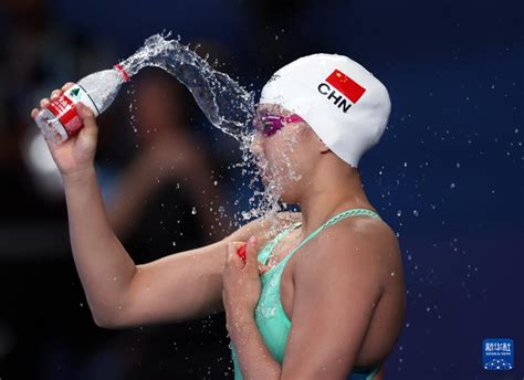 中国の唐銭婷、女子50m平泳ぎ準決勝でアジア記録更新 世界水泳