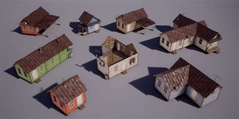 Get 150 Modular Assets To Create Wooden Cabins In Unreal Engine Cg