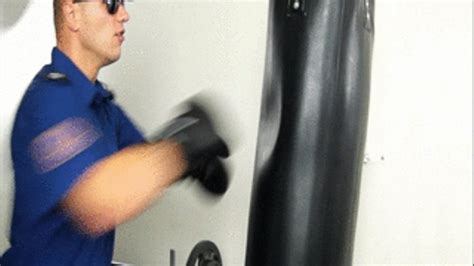 Cop Boxes Into Boxer Bag And Into S Hd 113 Guys In Uniforms Clips4sale