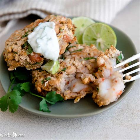 Air Fried Shrimp And White Bean Patties Betsylife