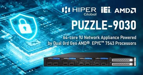 High Core Density 1u Network Appliance With Amd® Epyc™ Hiper Global Iei Integration Corp