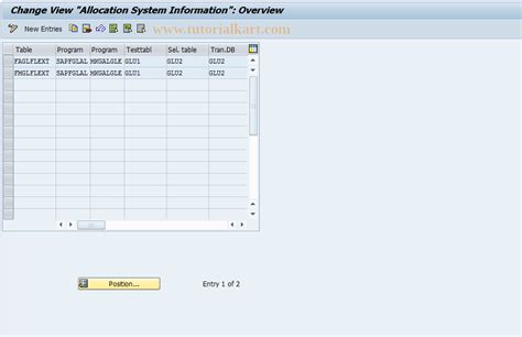 GLGCA SAP Tcode Flexible G L Table Information