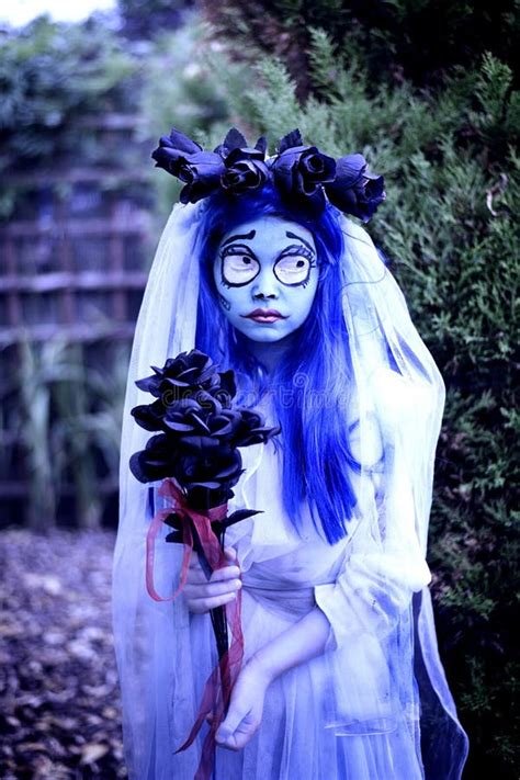 Halloween Corspe Bride Stock Image Image Of Blue Maskarad 45818519