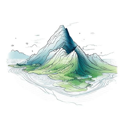 插图山脚下有河的山的线条画蓝色或绿色的虚线轮廓抽象海报素材模板下载 图巨人 插图山脚下有河的山的线条画蓝色或绿色的虚线轮廓抽象海报素材模板下载 图巨人