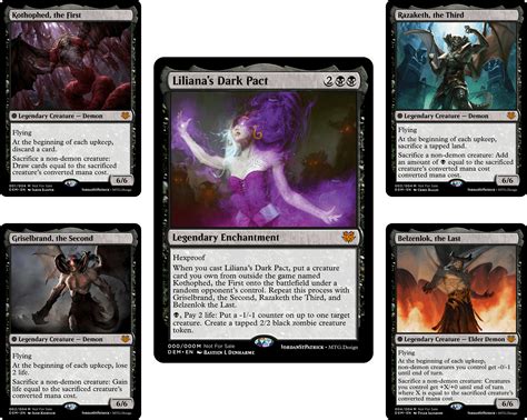 Cards Related To Lilianas Contract Reimagined For More Flavor