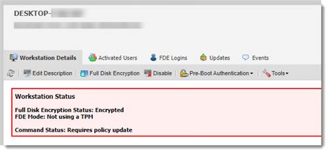 KB7409 Modifying Workstation Policy On The ESET Endpoint Encryption Server 3 3 X