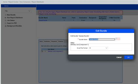 Generate Report In Excel Format And Send As Email Attachment To Users Using Report Distributor