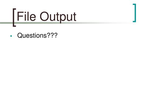 File Input And Output Ppt Download
