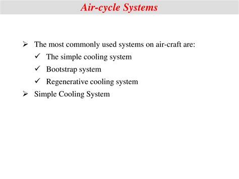 Ppt Air Cycle Refrigeration Powerpoint Presentation Free Download Id 12794640