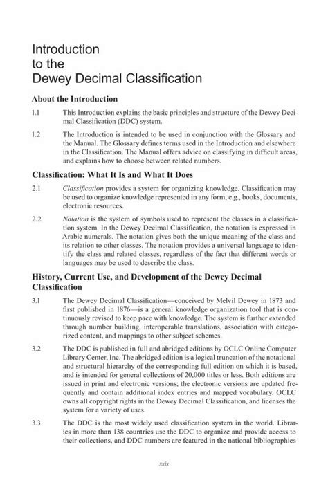 Pdf Introduction To The Dewey Decimal Classification Oclc · Pdf