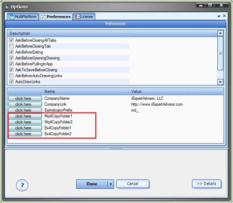 Additional Folders For The Ex4 And Mq4 Expert Advisor Output Files