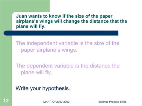 Science Process Skills PPT
