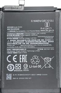 Safa Mobile Battery For Redmi Note Pro Redmi Note Pro Max Price In India Buy Safa