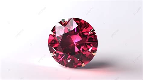 3d Render Of Round Ruby Gemstone Background Diamond Ring Diamond Jewellery Ring Background