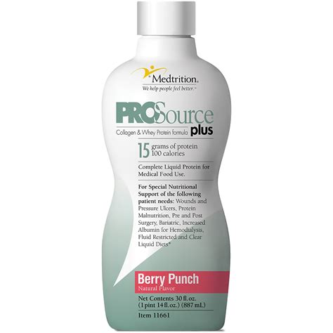 Prosource® Plus Berry Punch Collagen And Whey Protein Formula 32 Ounce