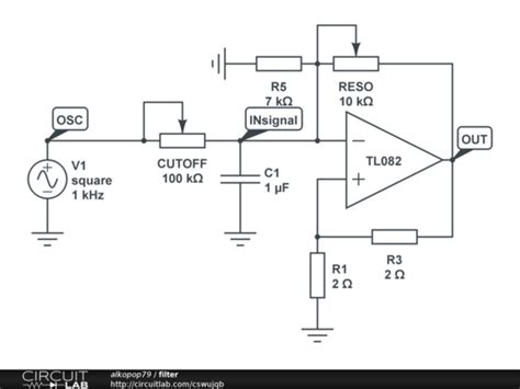 Filter Circuitlab
