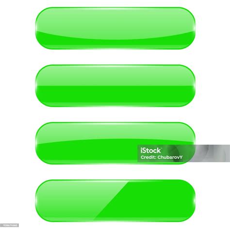 녹색 유리 버튼입니다 리플렉션 사용 하 여 타원형 3d 아이콘 단추 봉제 제품에 대한 스톡 벡터 아트 및 기타 이미지 단추 봉제 제품 인터넷 녹색 Istock