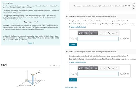 Solved R The Easiest Way To Calculate The Scalar Triple Chegg Com