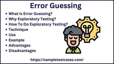 Error Guessing Technique Use Example And Advantages