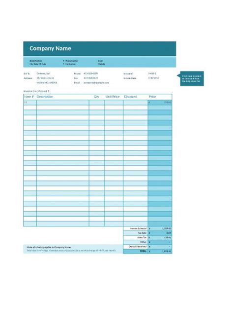 Excel Sheet Download 31257 Excel Sales Invoice Template