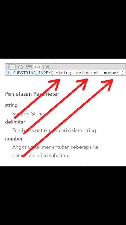 Cara Menggunakan Fungsi Mysql Substringindex Youtube