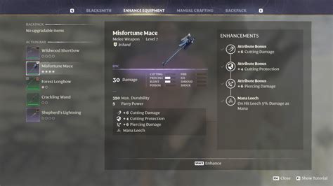 Enshrouded Item Upgrade How To Enhance Your Items