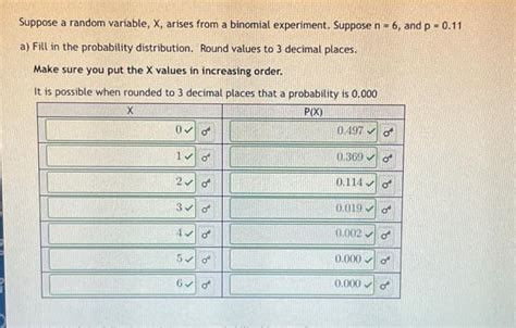 Solved Suppose A Random Variable X Arises From A Binomial