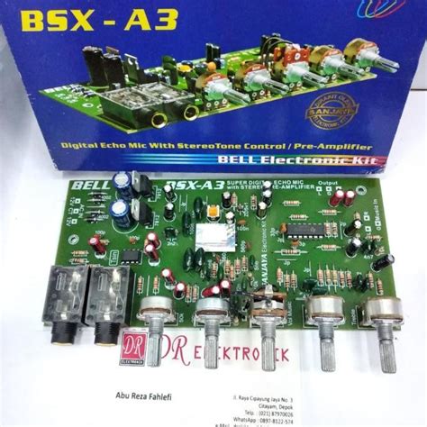 Jual Update Kit Tone Control Digital Echo Mic With Stereo Pre Amplifier BSX A3 BGR Dre3 Ayo Beli
