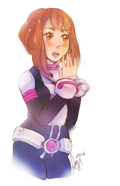 Uraraka By Frederikkefrode On Deviantart