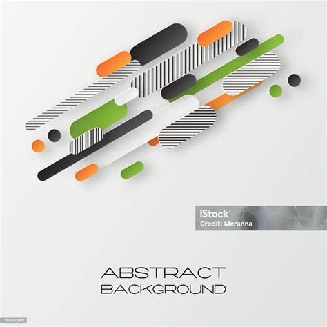 3d 줄무늬 백색 배경 및 다채로운 종이 기하학적 도형 선 및 그림자 흰색 바탕에 동그라미를 추상화 합니다 최소한의 디자인입니다